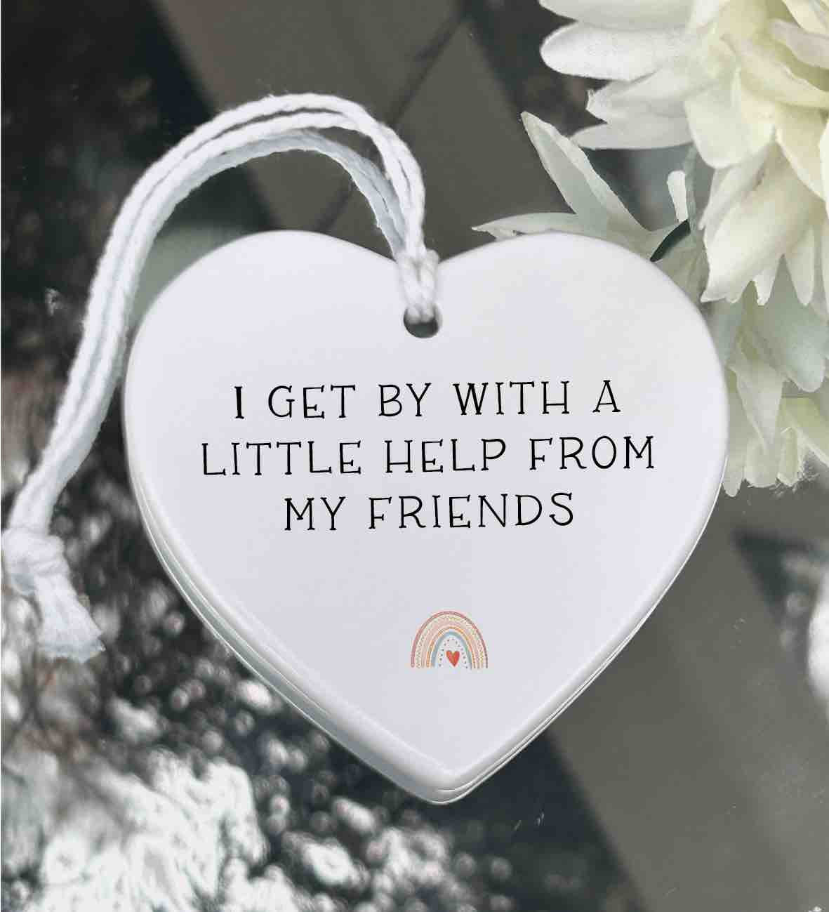 I get by with a little help from my friends - Pink Strawberry